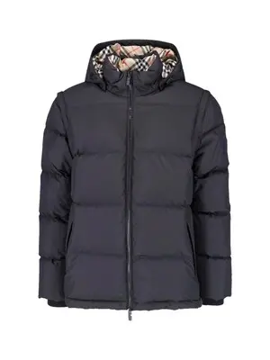 Burberry Quilted Down Jacket "bideford - Black
