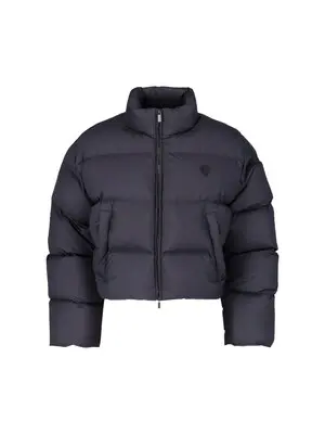 Gucci Cropped Padded Down Jacket - Black