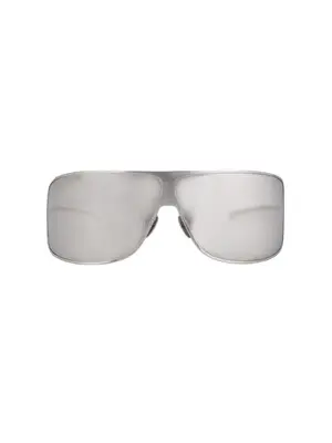 Gucci Wraparound Sunglasses - Silver