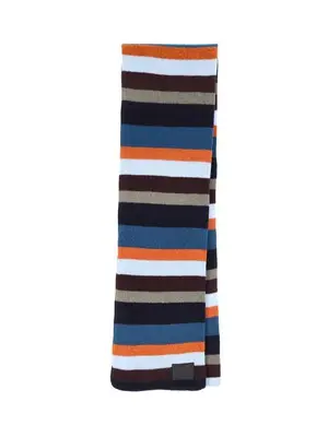 Paul Smith Striped Wool Scarf - Multi