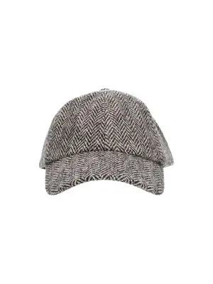 Paul Smith Wool Baseball Cap - Brown