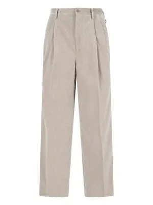 KAPTAIN SUNSHINE Velvet Trousers - Cream