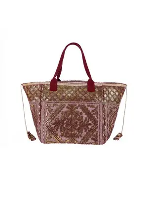 LE DAF Tote Bag "olbia - Red