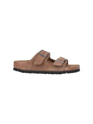 BIRKENSTOCK Suede Sandals "arizona" Brown
