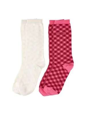 ADIDAS ORIGINALS BY WALES BONNER Set 2 Socks With Check Pattern
