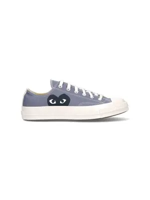 Play Comme Des Garcon Low Top “chuck Taylor” Sneakers - Gray