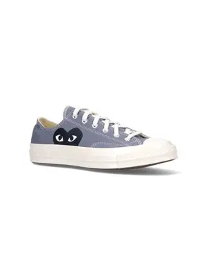 Play Comme Des Garcon Low Top “chuck Taylor” Sneakers - Gray