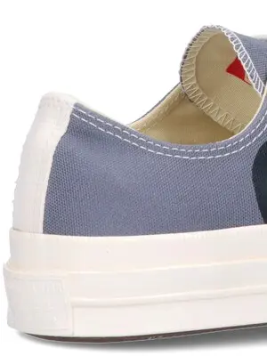 Play Comme Des Garcon Low Top “chuck Taylor” Sneakers - Gray