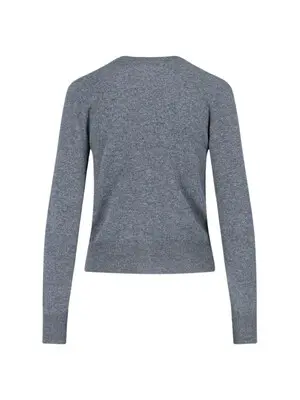 Extreme Cashmere Crewneck Cardigan "n°435 Little Lamb