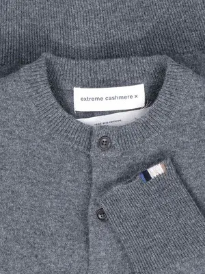 Extreme Cashmere Crewneck Cardigan "n°435 Little Lamb