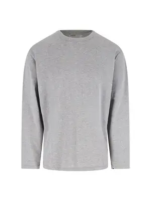 Extreme Cashmere Sweater In Wool Blend "rock" Gray