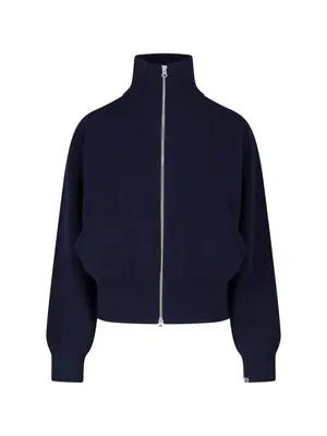Extreme Cashmere Cardigan Zip "xtra Cute - Blue