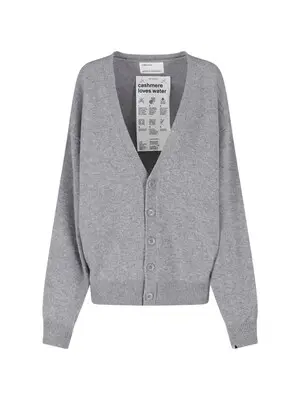 Extreme Cashmere Cashmere Cardigan "jonah - Gray