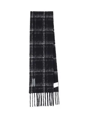 Our Legacy Plaid Scarf "estate - Black