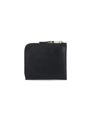 Comme Des Garçons Small Zip Wallet - Black
