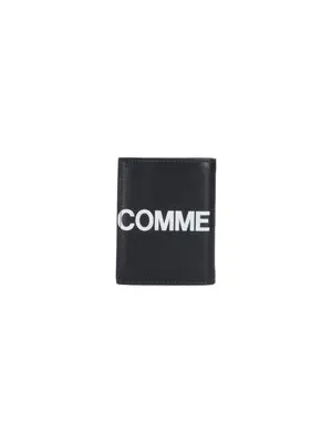 Comme Des Garçons Bifold Logo Wallet