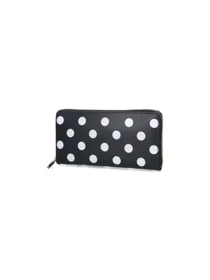 Comme Des Garçons Polka Dot Zip Wallet