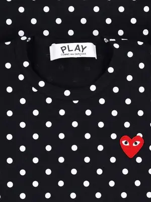 Play Comme Des Garcon Polka Dot Sweatshirt
