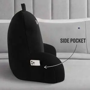 Champion Jersey Backrest Pillows - Black