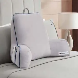 Champion Faux Wool Backrest Pillows - Gray