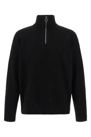 LARMERI STUDIO Half-zip Sweater - Black