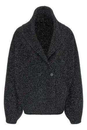 TOTEME Shawl Neck Cardigan - Black