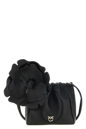 Pinko Flower' Pouch - Black
