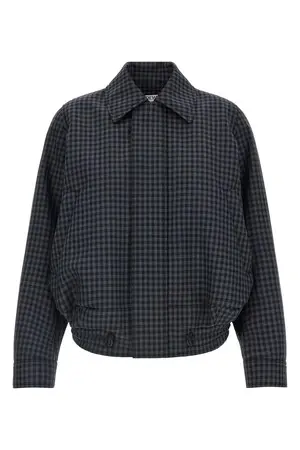 Loewe Check Jacket - Blue