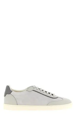 Brunello Cucinelli Leather And Suede Sneakers