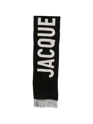 Jacquemus Logo Wool Scarf - Multicolor