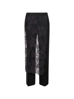 Zimmermann Zimmermann Women Valiant Lace Wool Trousers Multicolor