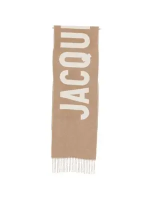 Jacquemus Logo Wool Scarf - Multicolor