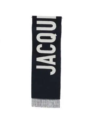 Jacquemus Logo Wool Scarf - Multicolor