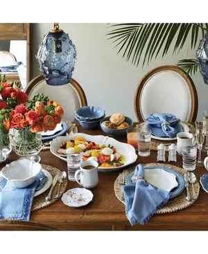 JULISKA Berry & Thread Dinner Plate - Chambray