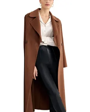 PHASE EIGHT Alora Faux Leather & Ponte Knit Mix Trousers