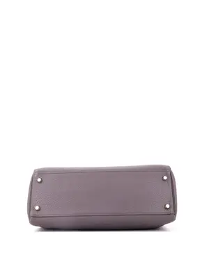 Hermès Kelly 32 Handbag Grey Togo With Gold Hardware