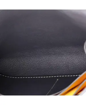 Goyard Chypre Wallet On Strap Coated Canvas With Leather
