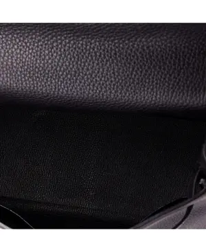 Hermès Kelly 28 Handbag Black Togo With Palladium Hardware