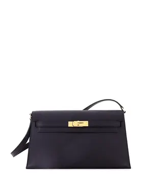Hermès Kelly Elan Shoulder Bag Epsom - Black