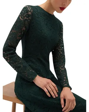 HOBBS LONDON Ashdown Lace Midi Dress