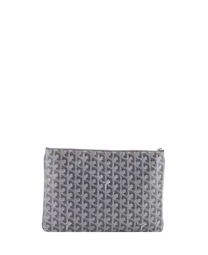 Goyard Mm Senat Zip Pouch Coated Canvas