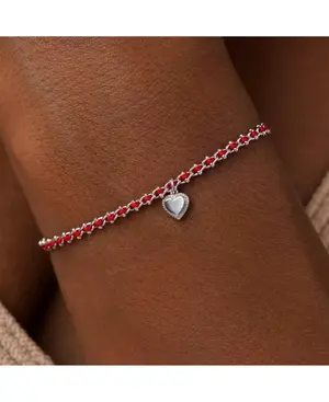 KARMA AND LUCK Boundless Affection Red String Heart Bracelet