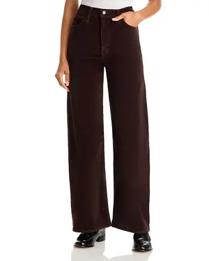 LEVI'S Ribcage Corduroy High Rise Wide Leg Pants - Java