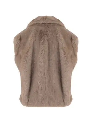 STAND STUDIO Kinley Faux Fur Vest - Multicolor