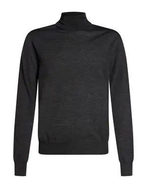 Boglioli Turtleneck Charcoal Size Virgin Wool