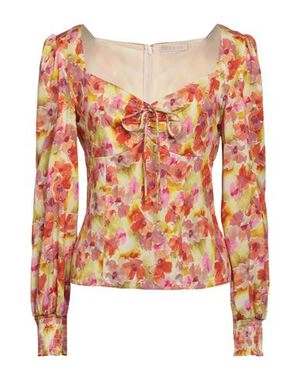 Guess Top Rust Size Viscose, Elastane - Red