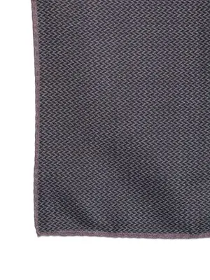 Brunello Cucinelli Silk Pocket Square - Blue