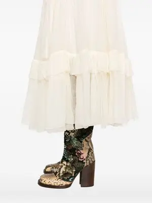 Chloé Silk Long Skirt