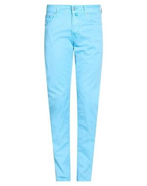 JACOB COHЁN Pants Ivory Size Cotton, Elastane - Blue