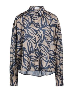 Brunello Cucinelli Shirt Size Silk, Brass - Khaki